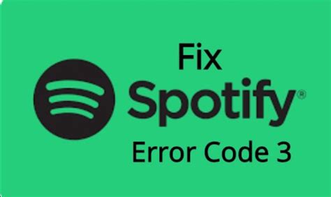 how to fix spotify error code 3（2025 update）