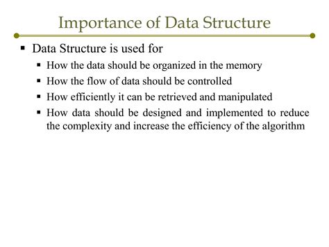 Introduction To Datastructure Pptx