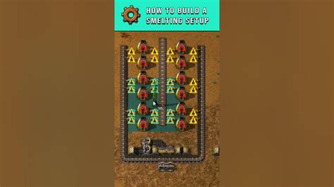 How To Build A Smelting Setup In 60 Seconds Factorio Youtube