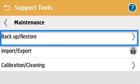 HP FutureSmart Backup Or Restore The Device Configuration Before Updating The Firmware HP