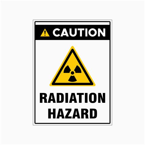 Caution Sign Radiation Hazard Sign Get Signs Caution Sign Radiation Hazard Sign Get Signs