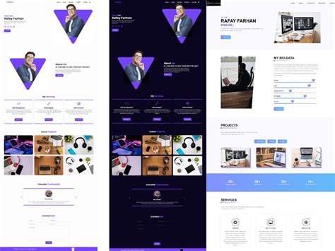 Responsive Professional Portfolio Website Using Htmlcss Js Upwork
