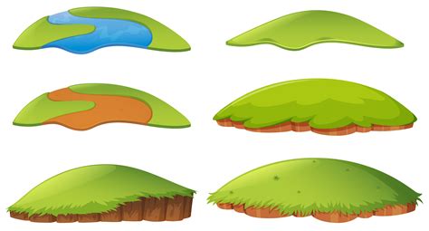 Different Shapes Of Island 413208 Vector Art At Vecteezy