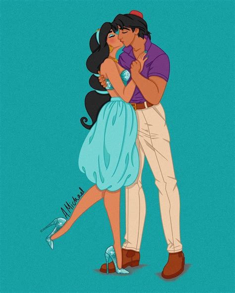 Anthony Michael On Instagram “true Loves Kiss Jasmine And Aladdin By