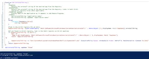 Windows Administration With PowerShell Enforcing Absence Of An Application