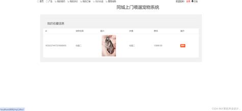 毕设 推荐算法 基于springboot同城宠物上门喂溜系统 论文 Csdn博客