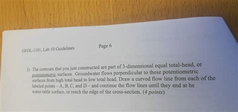 Page GEOL Lab Guidelines It Is Important Chegg Com