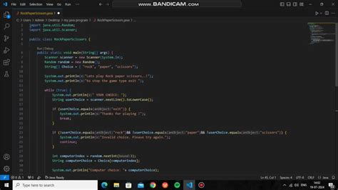 Anjleena Charles On Linkedin Task 2 Rock Paper Scissors Game Using Java Internpe