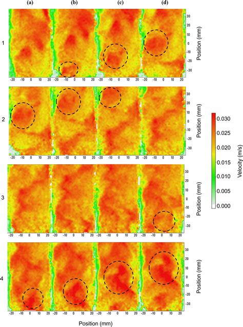 Instantaneous Velocity Fields For Single Phase Flow At Heat Rate Of