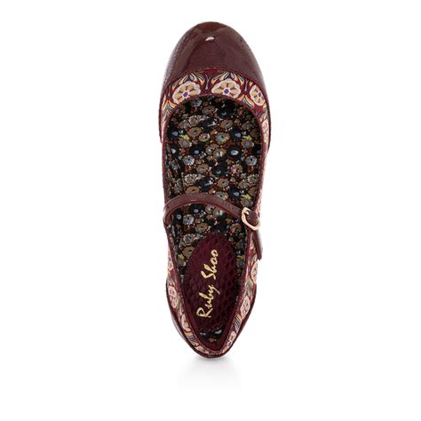 Clara Burgundy Ruby Shoo