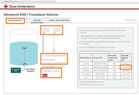 Resolved TDC1000 TDC7200EVM Errors When Importing Register File Generated By Design Tool