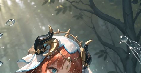 Ai Generated Illustration Genshin Impact Genshinimpact 妮露 Pixiv