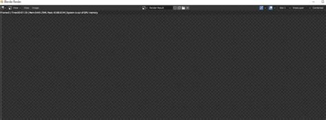 How To Fix Out Of Gpu Memory In Blender