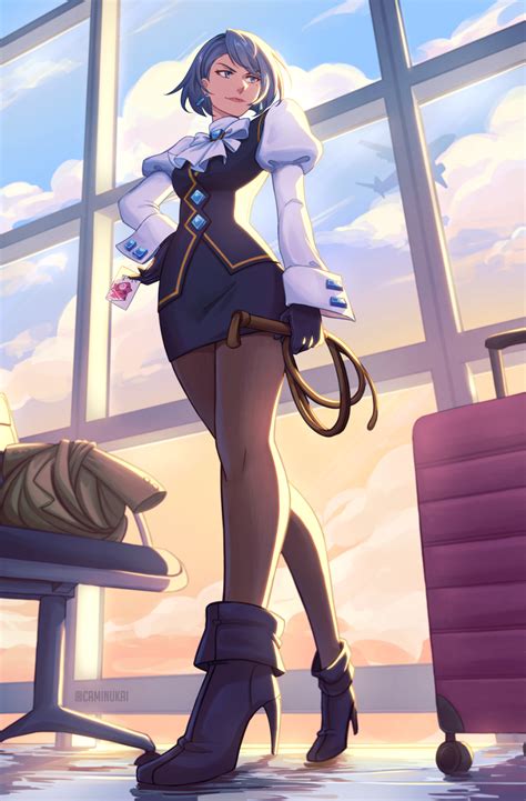 Franziska Von Karma Ace Attorney Drawn By Caminukai Danbooru