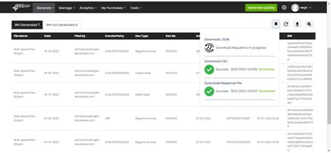 Bulk Generation And Cancellation Iris Irp