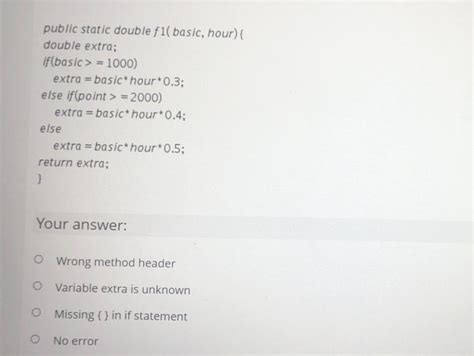 Solved Nested Decision Statements Are One Way To Test More