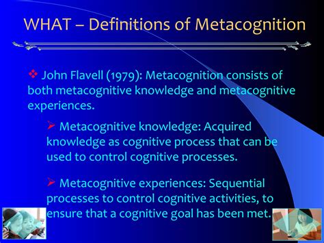 The Role Of Metacognitive Knowledge In The Processing Ppt