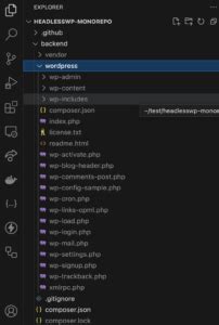 Headless WordPress Monorepo Setup Builders