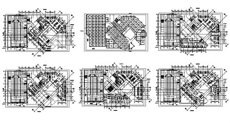 Co Operative Building Structure Detail Plan 2d View Layout File In Dwg Format