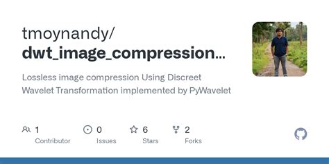 github tmoynandy dwt image compression pywavelet lossless image