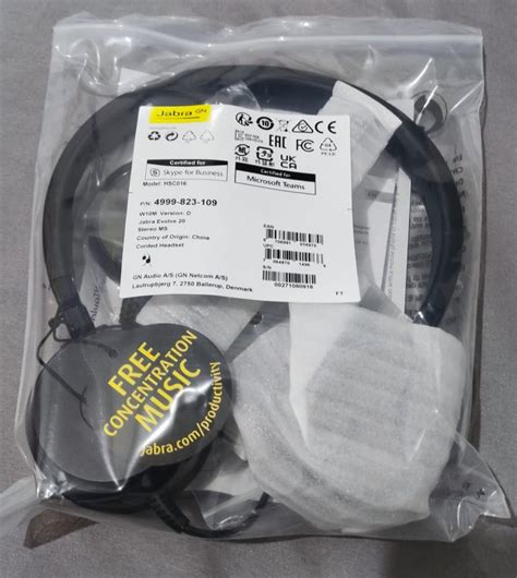 Jabra Evolve 20 MS Stereo USB Headset, Audio, Headphones & Headsets on ...