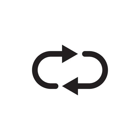 Premium Vector Refresh Icon Vector Illustration