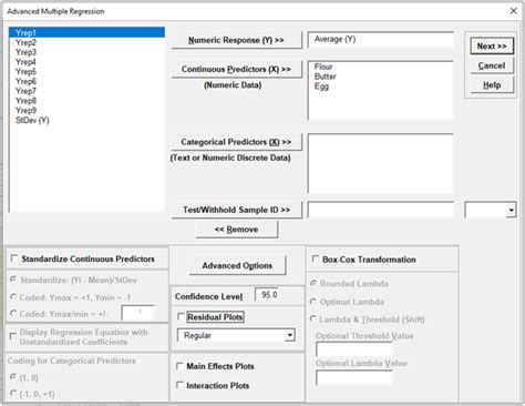 Multiple Response Optimization