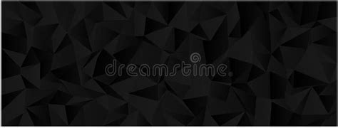 Abstract Geometric Pattern With Black Triangular Shapes For Modern Design And Background Uses