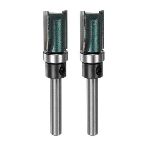 Uxcell 2pcs Pattern Flush Trim Router Bit 4 5 Cutting Length For Trimming Dark Green Walmart Com