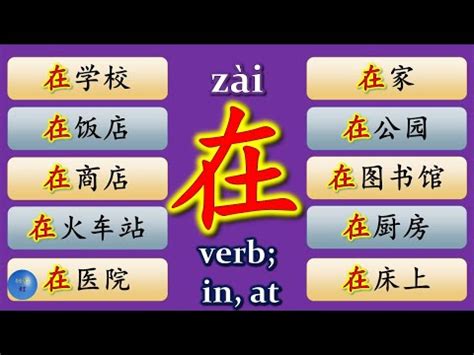 Verb 动词 Preposition 介词 在 How To Use Inat I在 In Chinese 学中文 Youtube