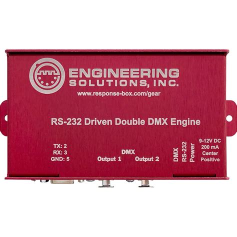 Dmx Rs232 Gateway Supports 6 4 Devices Controllers Architectural