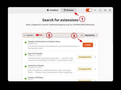Add Gnome Tweaks Extensions App Into System Menu In Ubuntu 24042204