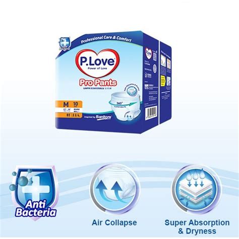 P Love Adult Pant Pro Diapers M L Xl Size 成人升级版纸尿布 M L Xl码 Shopee Malaysia