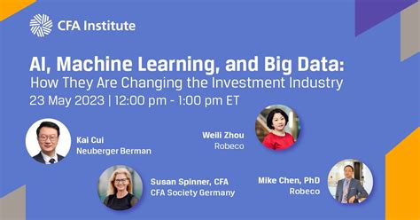 Cfainstituteevents Ai Machinelearning Bigdata Cfa Institute