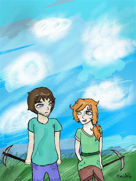 Steve And Alex By MizuTana On DeviantArt