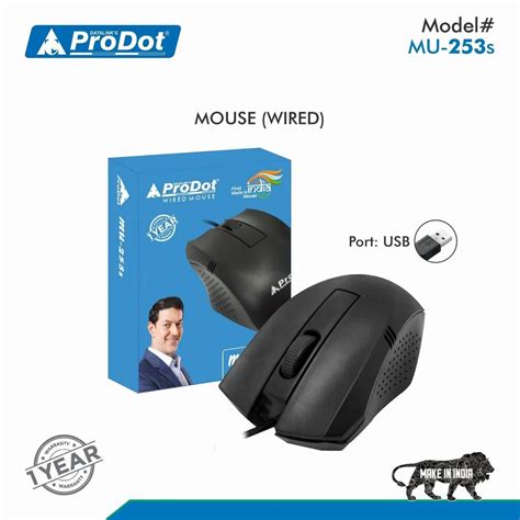 Prodot Mu 253s Usb Mouse At ₹ 250 Piece Usb Mouse In Patna Id 2851102794155