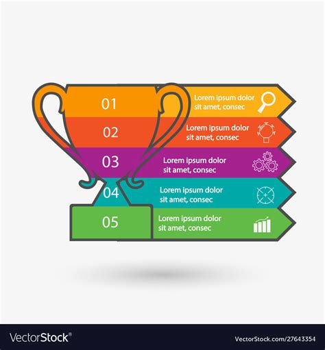 Modern Info Graphic Framework Can Be Used Vector Image