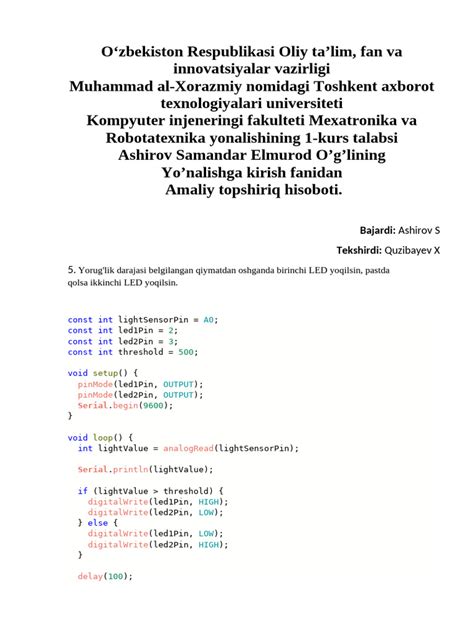 Amaliy Ish 3 Pdf
