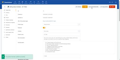 Specification Attribute Prompt Without Trying To Add Specification