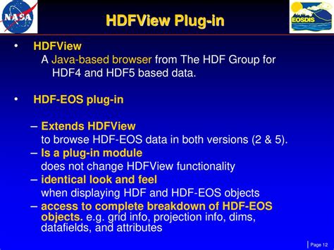 HDF EOS To GeoTIFF Conversion Tool HDF EOS Plug In For HDFView Ppt