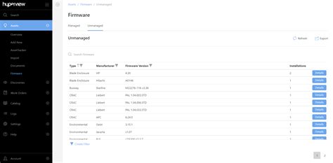 Firmware Management Hyperview Documentation