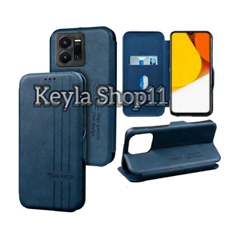 Jual Case Flip Untuk Vivo Y Casing Dompet Motif Triple X Flip Cover Magnet Kulit Sarung Buku