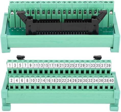 plc breakout board idc 40p terminal block breakout board adapter plc