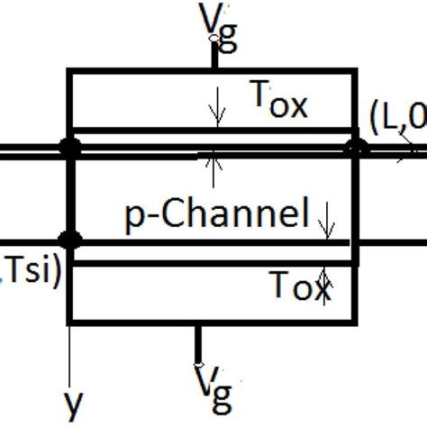 Figure L Double Gate N Tfet Two Dimensional Structure Download Scientific Diagram