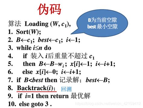 回溯算法——装载问题c语言 回溯法装载问题c代码 csdn博客
