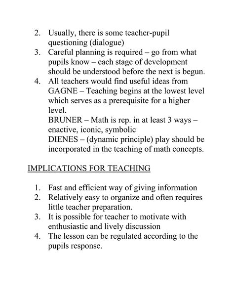maths teaching methods pdf