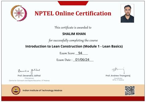 shalim khan on linkedin nptel