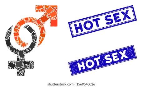 Mosaic Sexual Symbols Icon Rectangular Stamps Stock Vector Royalty Free Shutterstock