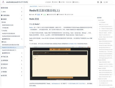 后端 万字总结 Redis 常见面试题 知识点 JavaGuide SegmentFault 思否