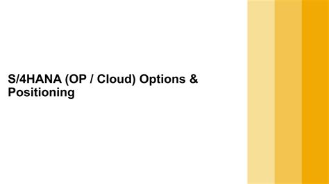 SAP ECC To S HANA Move PPTX